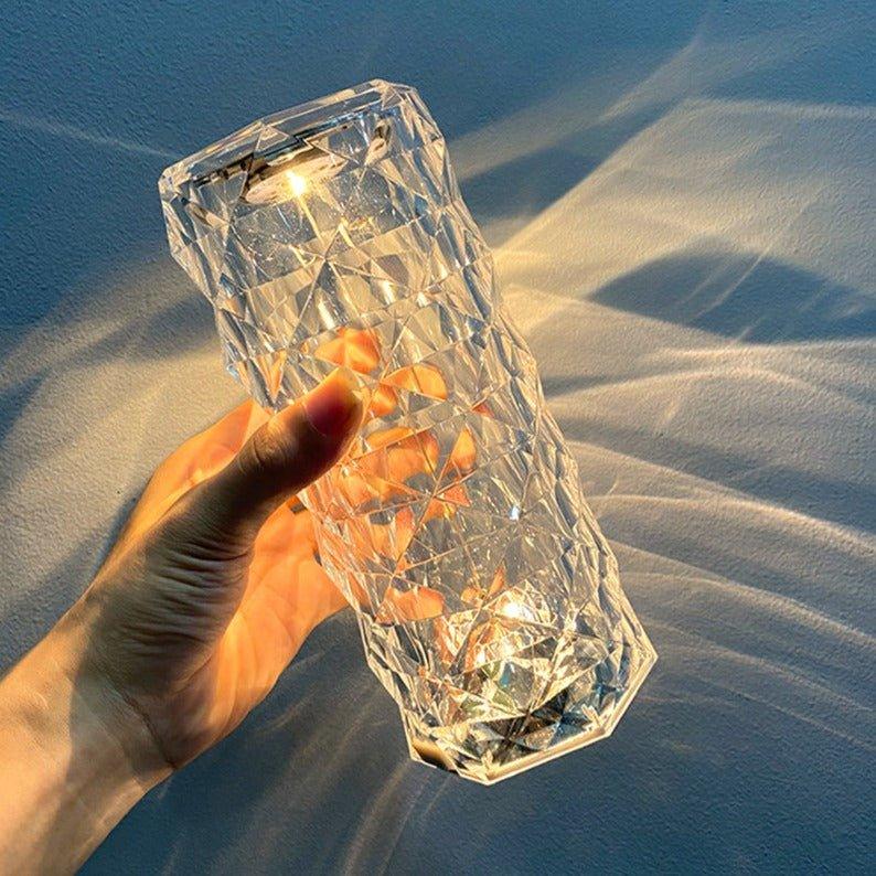 LED Crystal Rose Table Lamp Atmosphere Lamp Night Light